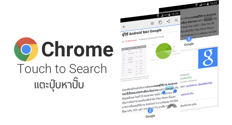 ฟีเจอร์ใหม่บน Chrome แตะปุ๊บหาปั๊บ ค้นหาสะดวกกว่าเดิมเพียบ | techfeedthai