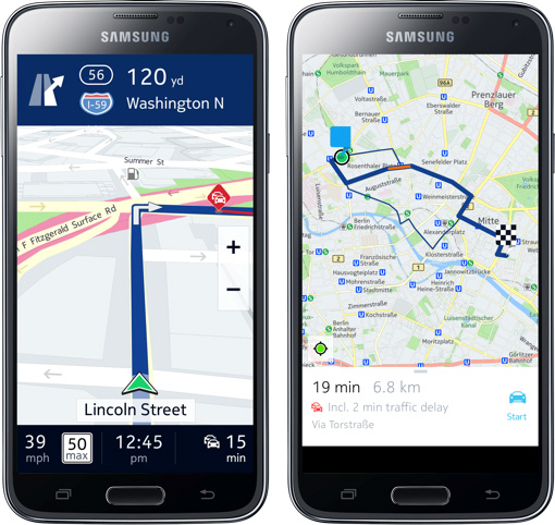 Samsung เตรียมหันมาใช้ Here Maps ใน Samsung Galaxy ทุกรุ่นแทน Google ...