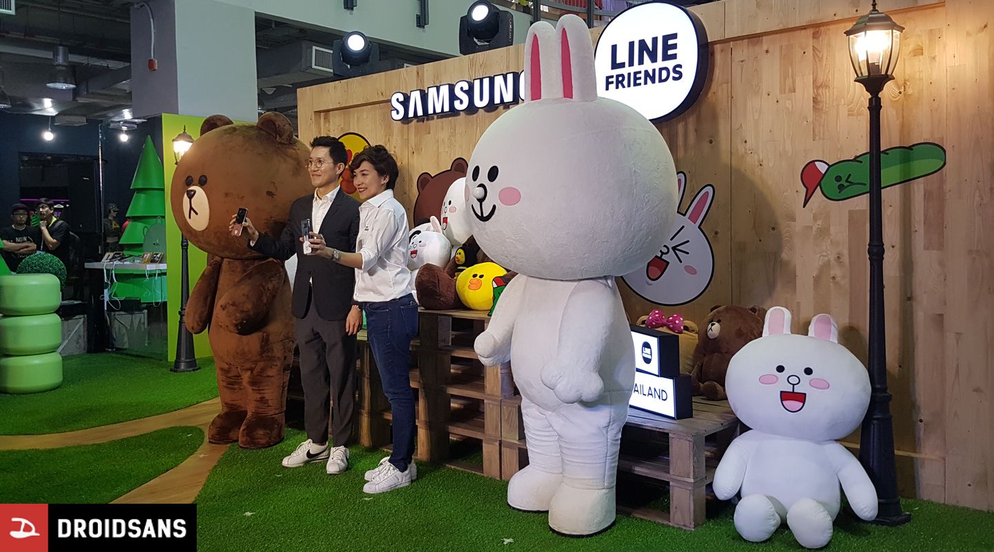 พาทัวร์ Samsung X LINE FRIENDS ป็อบอัพสโตร์ที่สยามสแควร์วัน มีทั้ง ...