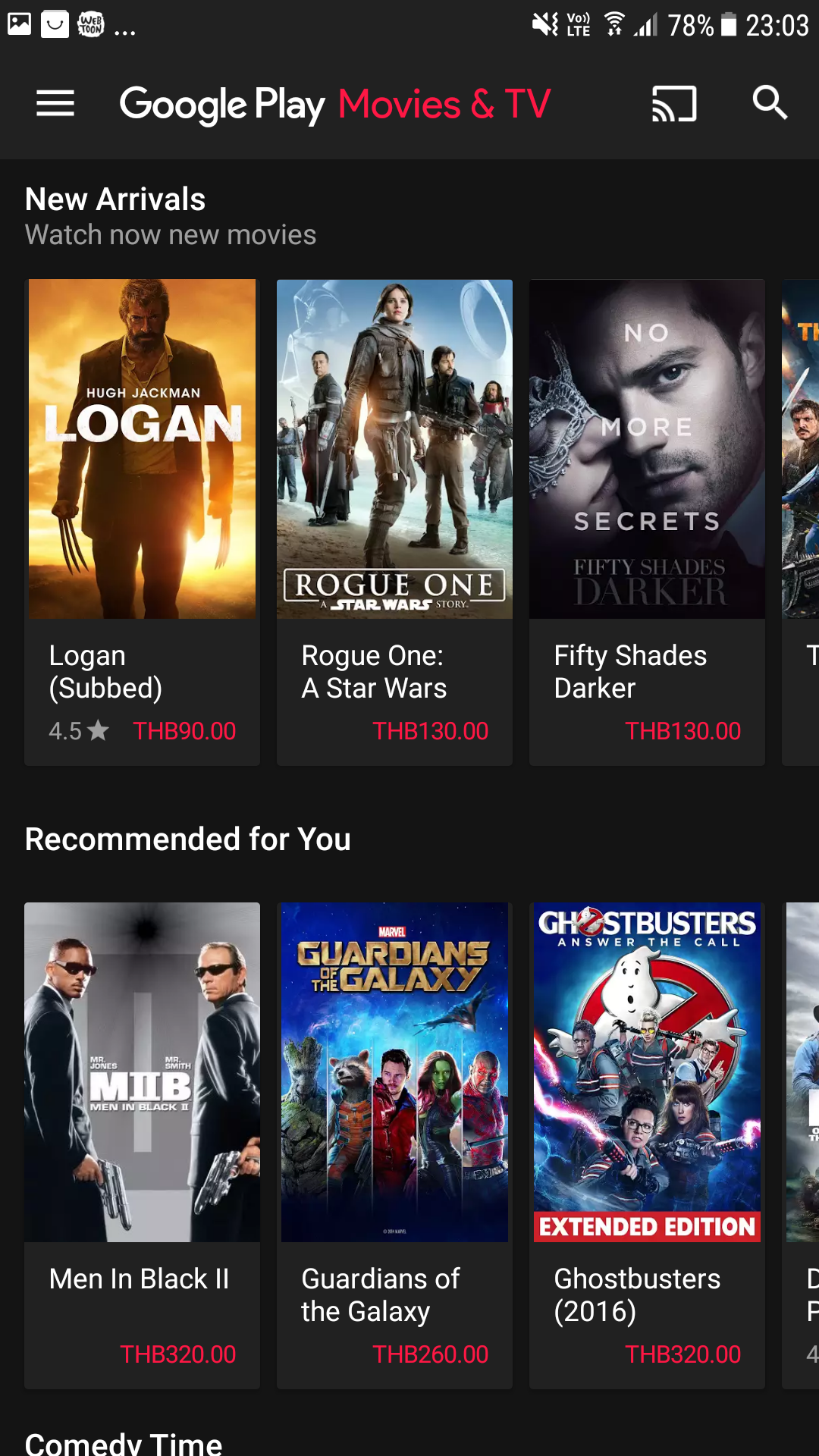 หนังใหม่ออกโรง ราคาถูกกว่าตั๋ว ดูได้แล้วที่ Google Play Movies ทั้ง ...