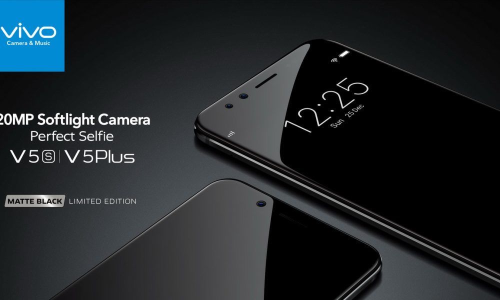 vivo V5Plus และ V5s สีดำ Matte Black Limited Edition สวยหรู มาเป็นคู่ ...