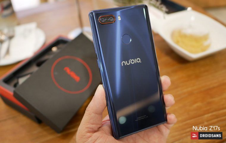 เข้าไทยแล้ว Nubia Z17S อัดสเปค RAM 8GB / ROM 128GB เคาะราคา 17,990 บาท | DroidSans