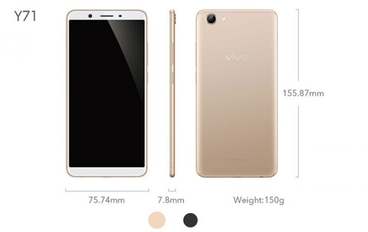 สเปค vivo Y71 พร้อมรายละเอียดมือถือจอ Full View ราคาประหยัด 5,999 บาท ...