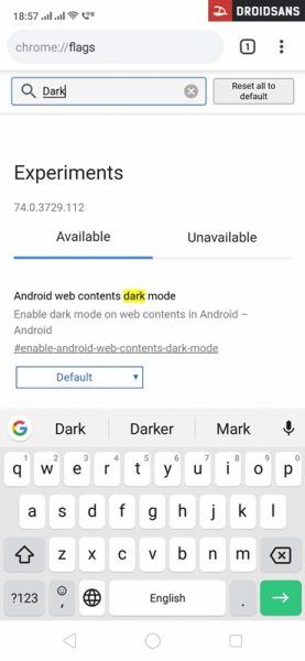 วิธีเปิด Dark Mode สำหรับ Google Chrome บนมือถือ Android | DroidSans