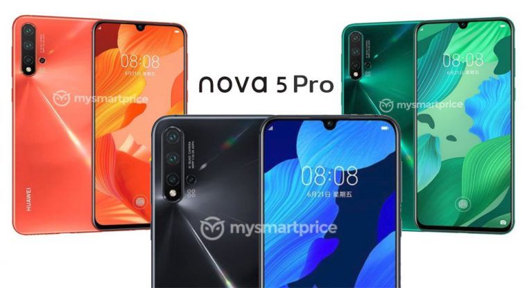 เปิดตัวแล้ว Huawei nova 5 Pro | nova 5 และน้องเล็ก nova 5i เริ่มวางจำหน่ายในประเทศจีนปลายเดือน ...