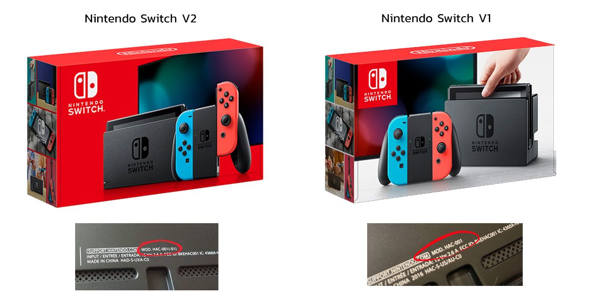 Nintendo Switch V2 1 Nintendo Switch V2 1