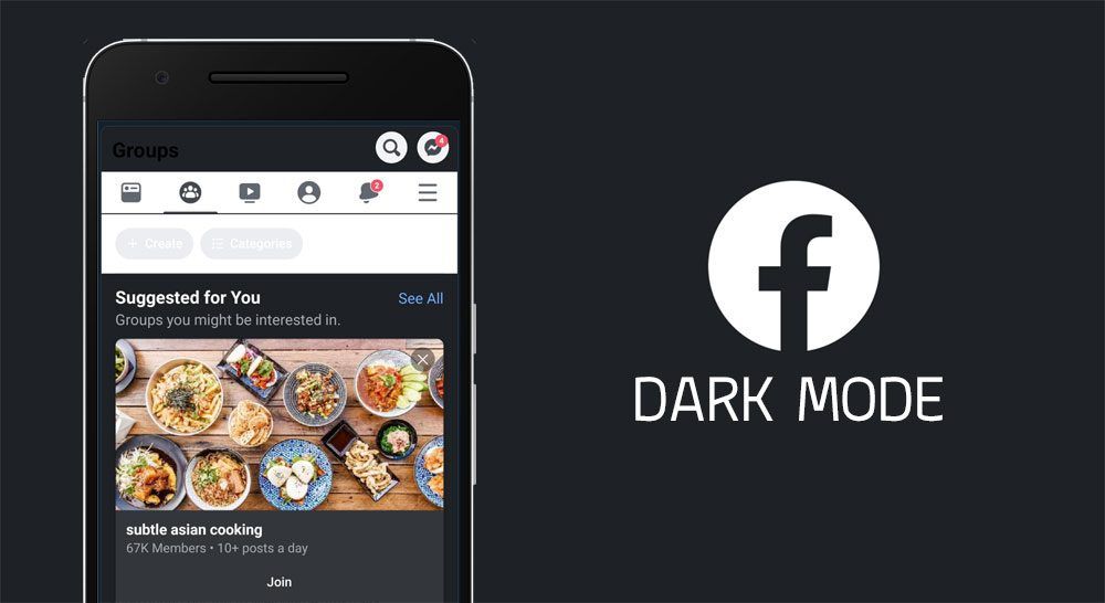 มากับเขาสักที.. Facebook เตรียมจะมี Dark Mode แบบแอปอื่นแล้ว | DroidSans