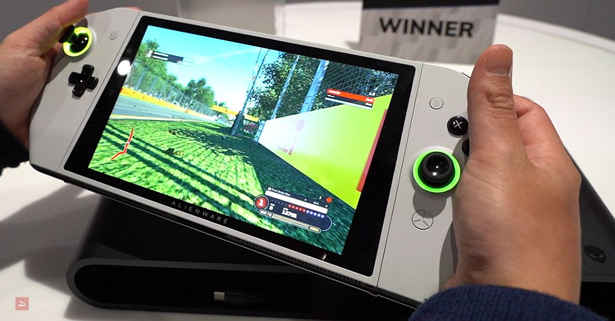 Hand-On | ลองเล่น Alienware Concept UFO เครื่องเล่นเกม PC พกพาได้ ณ งาน ...
