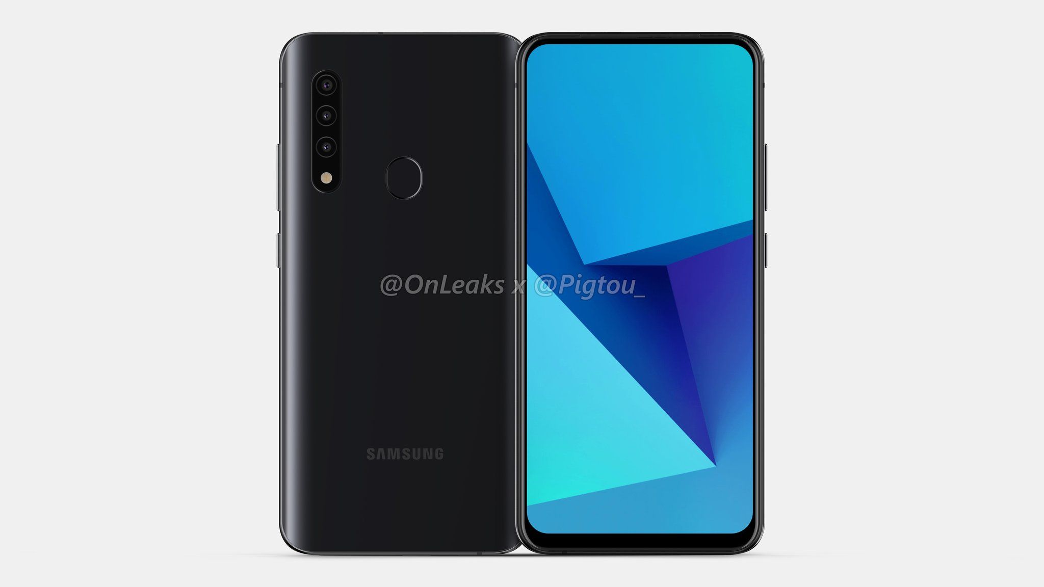 ภาพเรนเดอร์เผย Samsung กำลังพัฒนามือถือกล้องหน้าป๊อปอัพรุ่นแรกของแบรนด์ ...