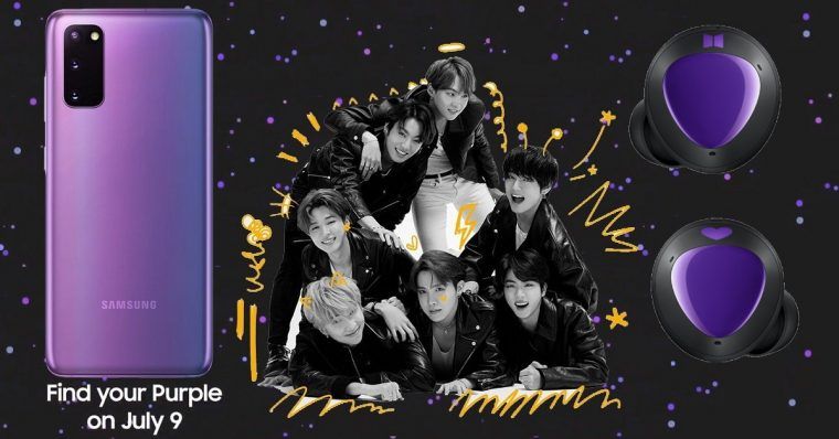 เหล่า Army ระวังโดนตก.. Samsung x BTS เตรียมเปิดตัว Galaxy S20+ และหู ...