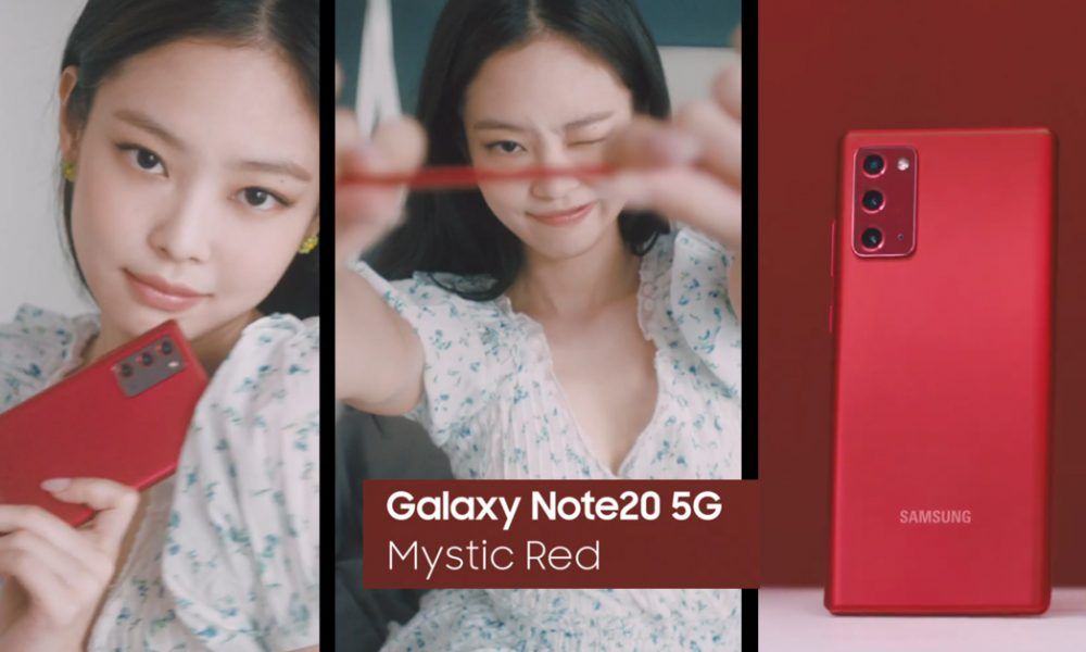 Samsung × Jennie เปิดตัว Galaxy Note 20 สีพิเศษ Mystic Red จำหน่ายเฉพาะ ...