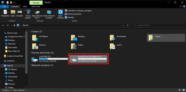 วิธีเพิ่ม Google Drive เป็นดิสก์ไดร์ฟบน PC ด้วยโปรแกรม Drive File ...