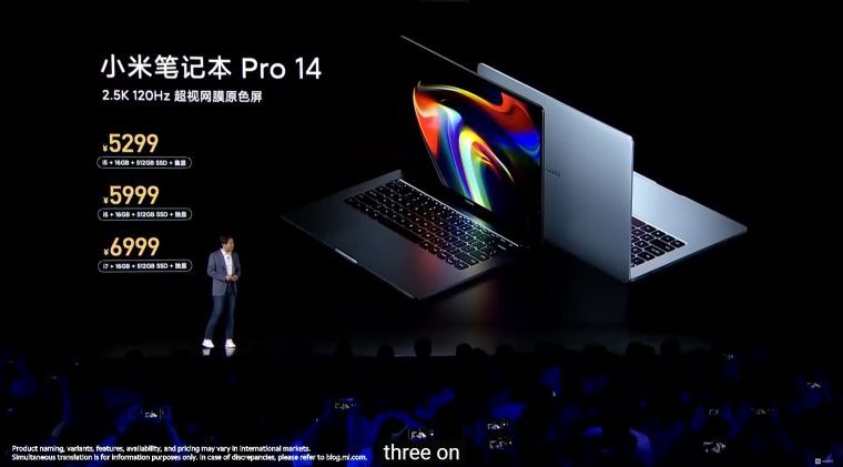 Xiaomi เปิดตัว Mi Notebook Pro 14 และ 15 จอความละเอียดสูงสุด 3.5K E4 ...