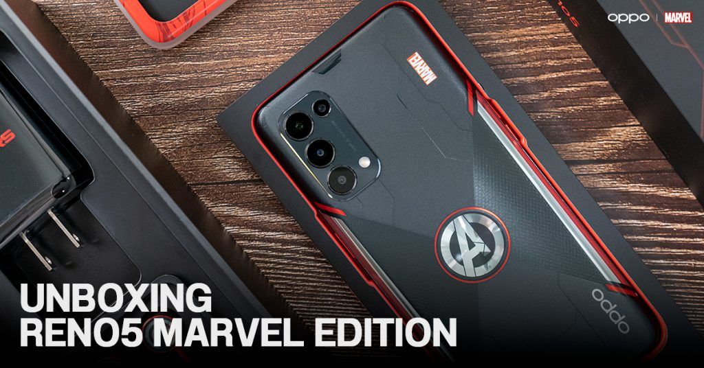 เปิดตัว OPPO Reno5 Marvel Edition สุดเท่ พร้อมอุปกรณ์เสริมครบชุดในธีม ...