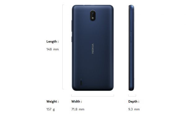 สเปค Nokia C01 Plus มือถือเครื่องเล็ก น้ำหนักเบา พกพาง่าย แบต 3000mAh ...