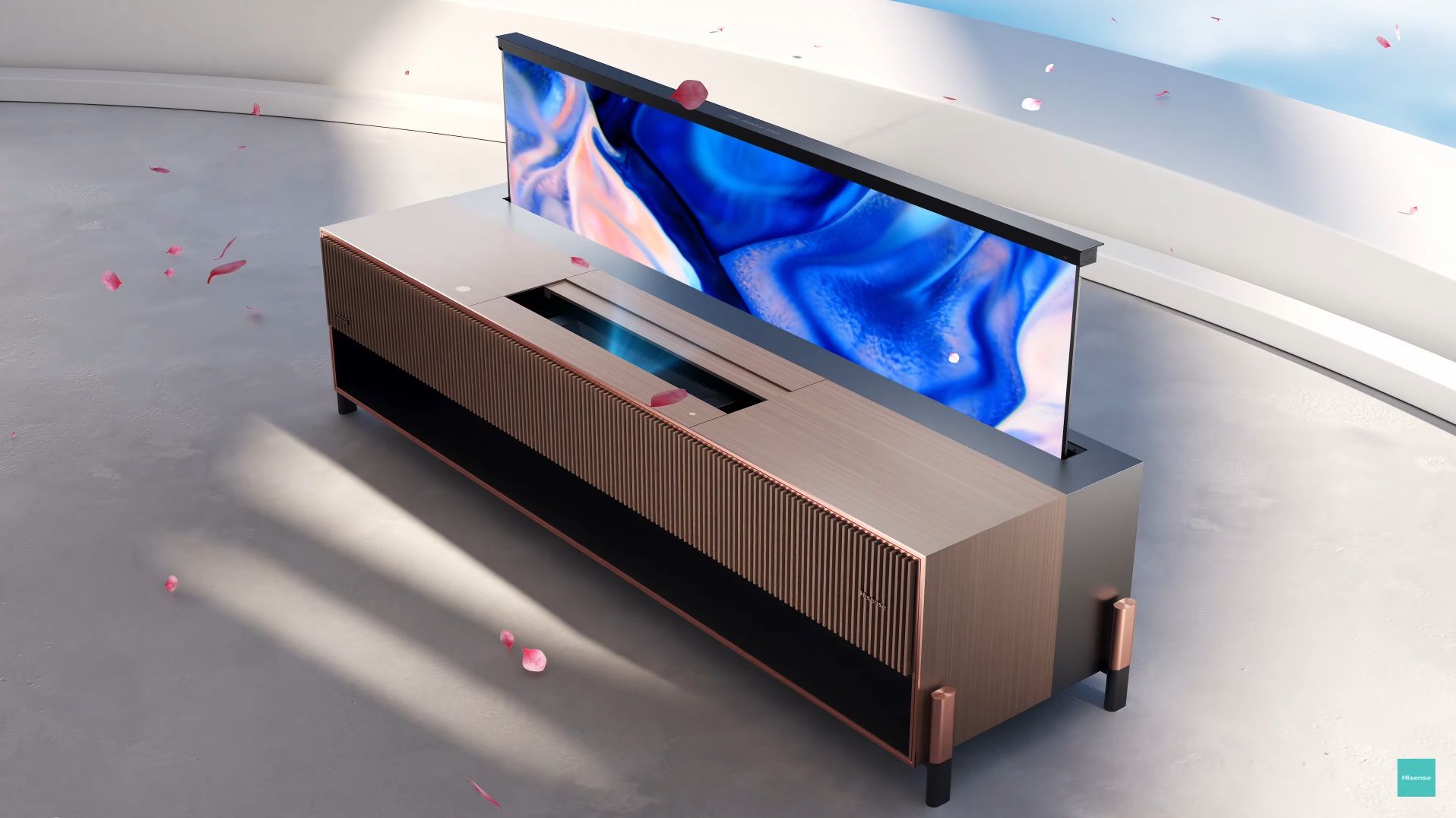 Hisense เปิดตัว Laser TV จอม้วนขนาด 77 นิ้ว รุ่นแรกของโลก เตรียมวางขาย ...