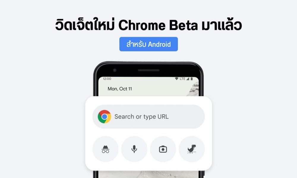 Google เริ่มปล่อยวิดเจ็ตใหม่ให้ Chrome Beta ใน Android แล้ว | DroidSans