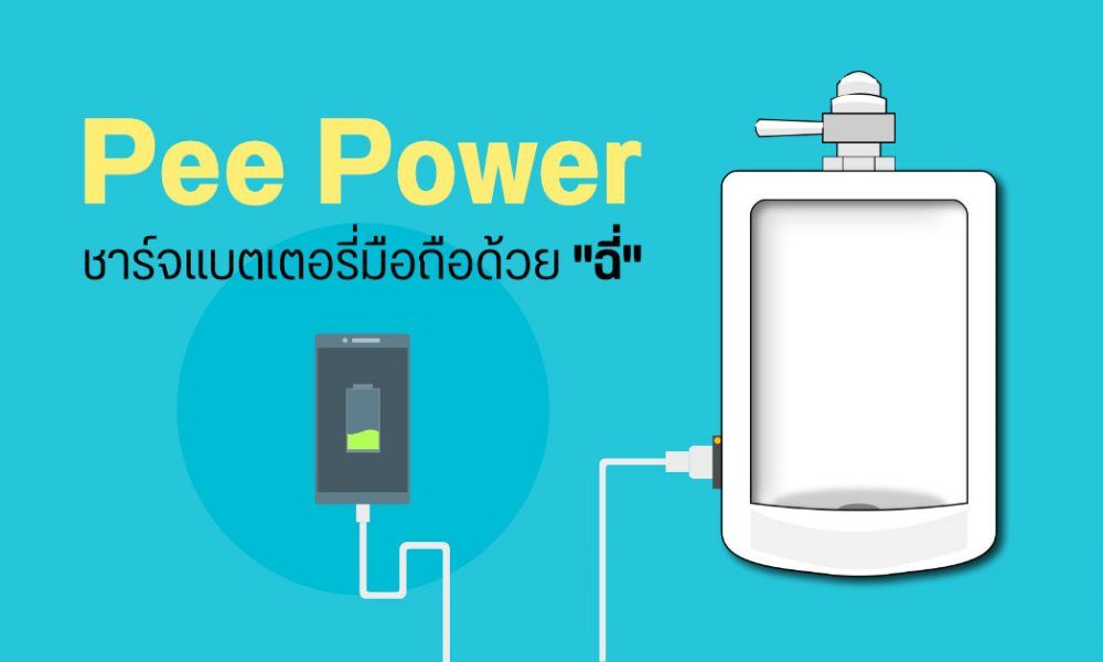 นักวิทยาศาสตร์จากอังกฤษทดสอบเทคโนโลยีใหม่ Pee Power ชาร์จแบตเตอรี่มือ ...