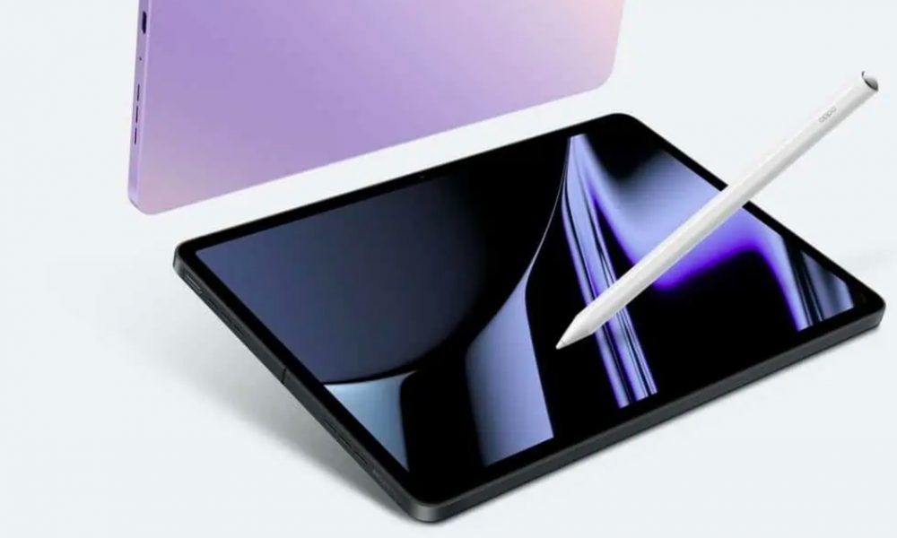 เผยดีไซน์ OPPO Pad ขอบจอสมมาตร มีไฟแฟลช LED ลำโพง 4 ตัว และรองรับดินสอ ...