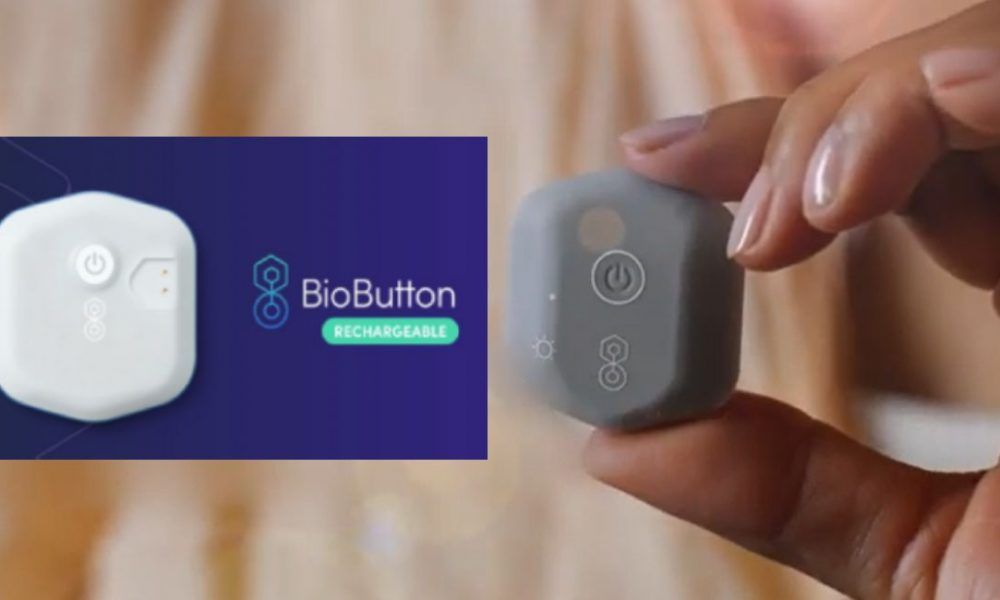 แปะเช็คโรค BioButton Rechargeable แก็ตเจ็ตสายสุขภาพ สังเกตุอาการ 20 โรค ...