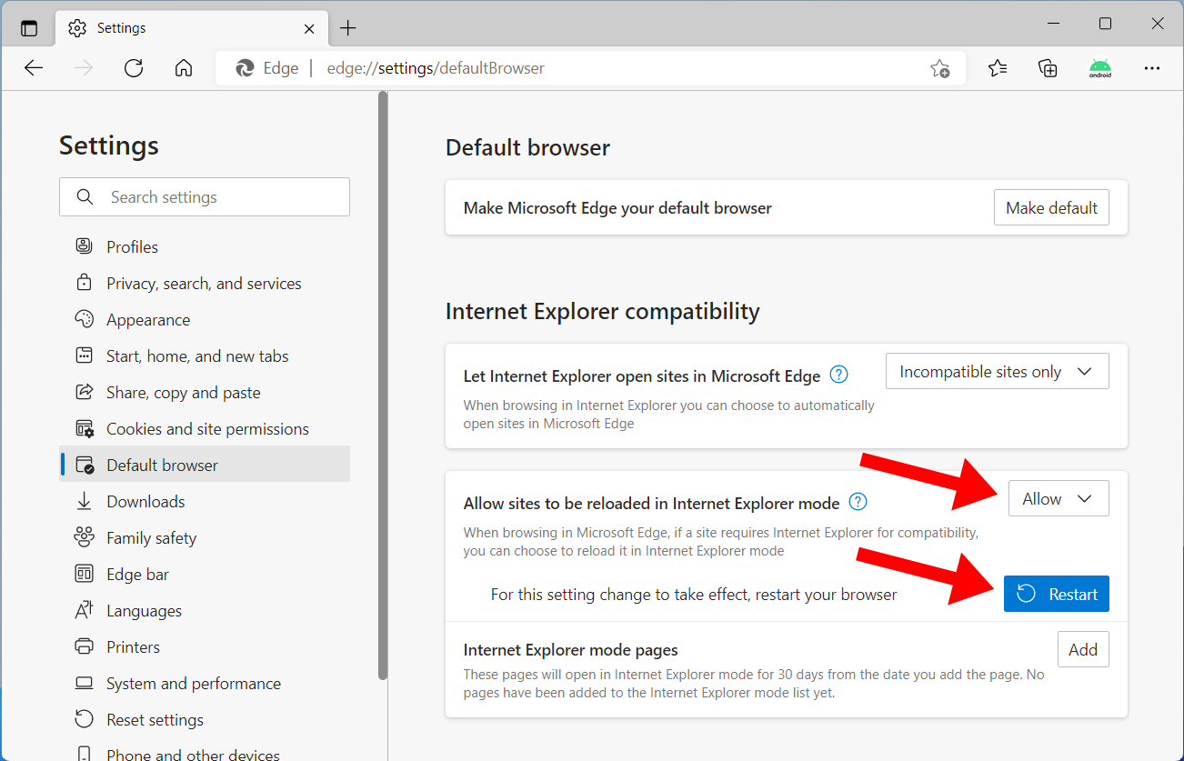วิธีเปิดใช้งาน 'IE Mode' บน Microsoft Edge ต่ออายุให้ Internet Explorer ...