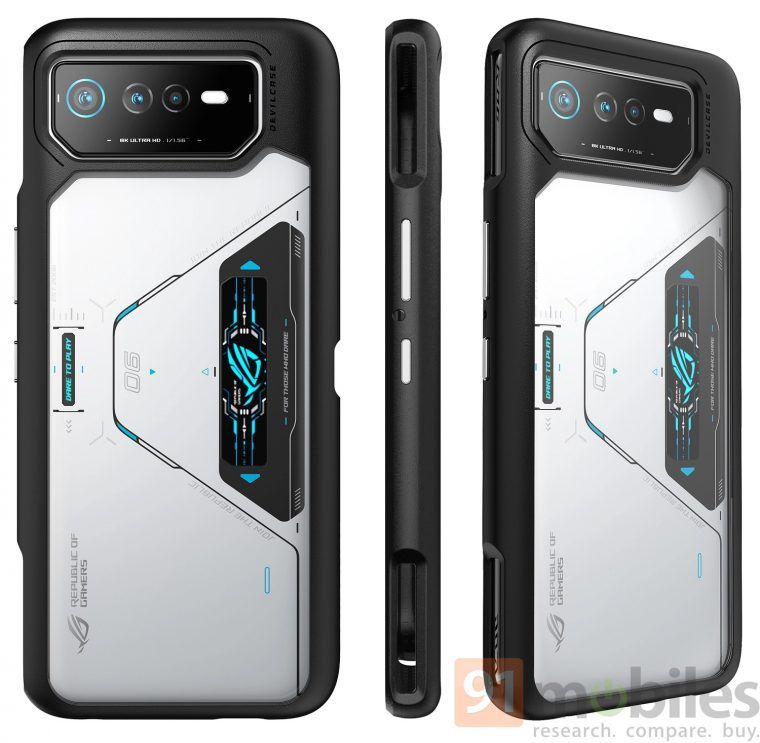 หลุดภาพตัวเครื่อง ROG Phone 6 พร้อมพัดลมรุ่นใหม่ AeroActive Cooler 6 ...