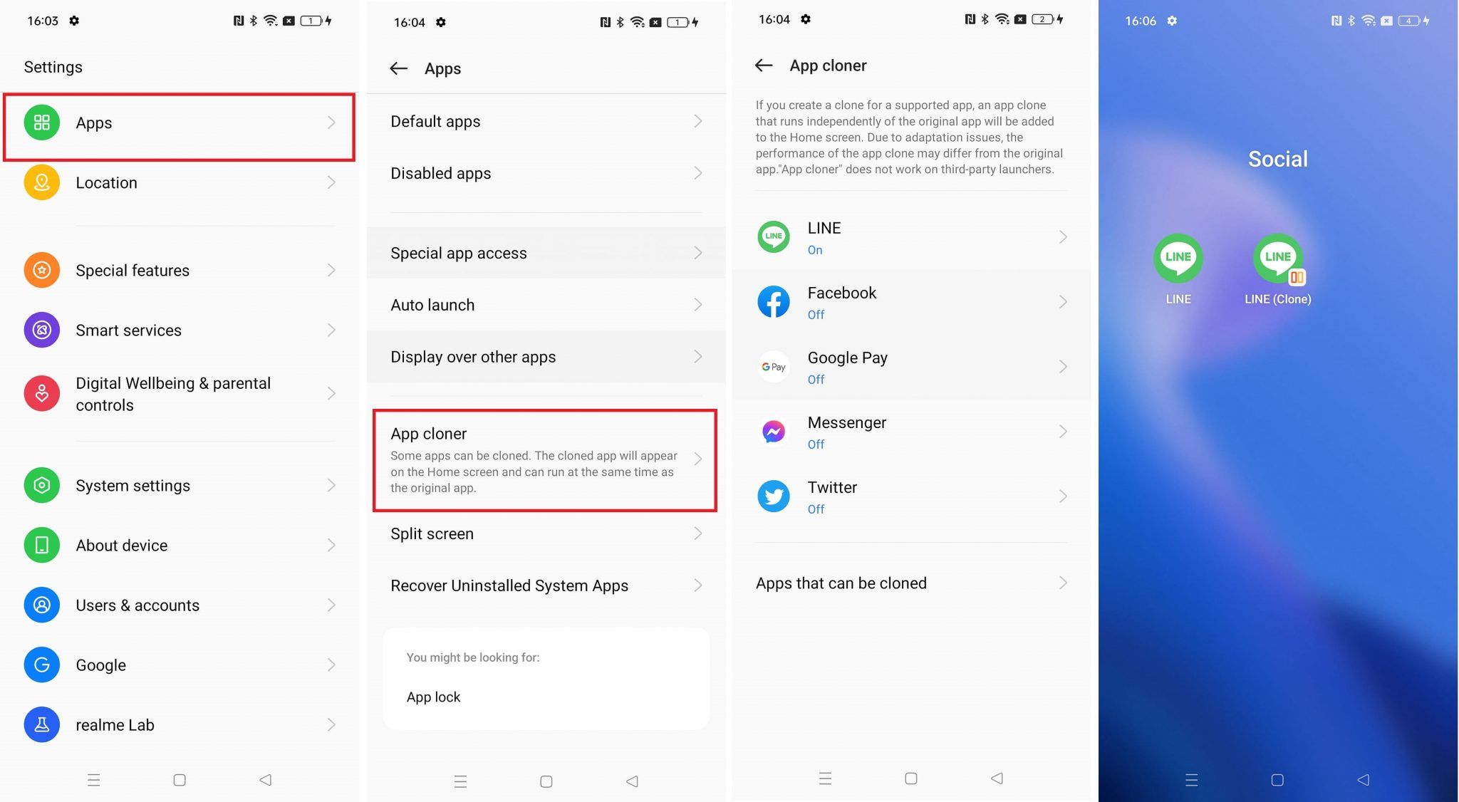 วิธีโคลนแอป LINE, Facebook และอื่น ๆ ให้ใช้ 2 บัญชีในเครื่องเดียว สำหรับ Samsung, OPPO, vivo ...