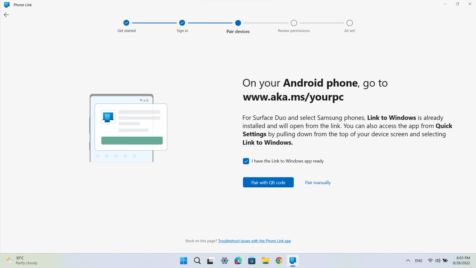 วิธีแชร์หน้าจอมือถือ Samsung (Android) ขึ้น Windows แบบไร้สาย ผ่านแอป Phone Link ที่ติดมากับ ...