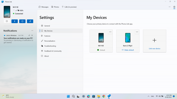 วิธีแชร์หน้าจอมือถือ Samsung (Android) ขึ้น Windows แบบไร้สาย ผ่านแอป Phone Link ที่ติดมากับ ...