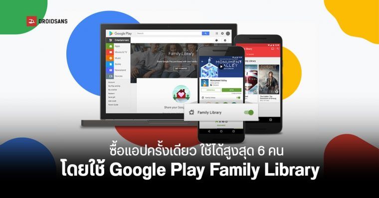 วิธีซื้อแอป Android ครั้งเดียวใช้ได้ทั้งบ้าน ด้วย Google Play Family ...