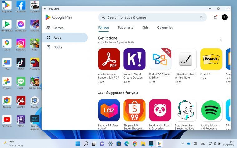 Tips | วิธีลง Google Play Store บน Windows 11 อัปเดตใหม่ ตุลาคม 2022 | DroidSans