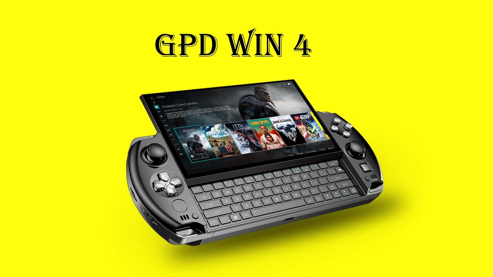 GPD Win 4 เครื่องเกม PC พกพา หน้าจอสไลด์ 6 นิ้ว ขุมพลัง Ryzen 7 6800U ...