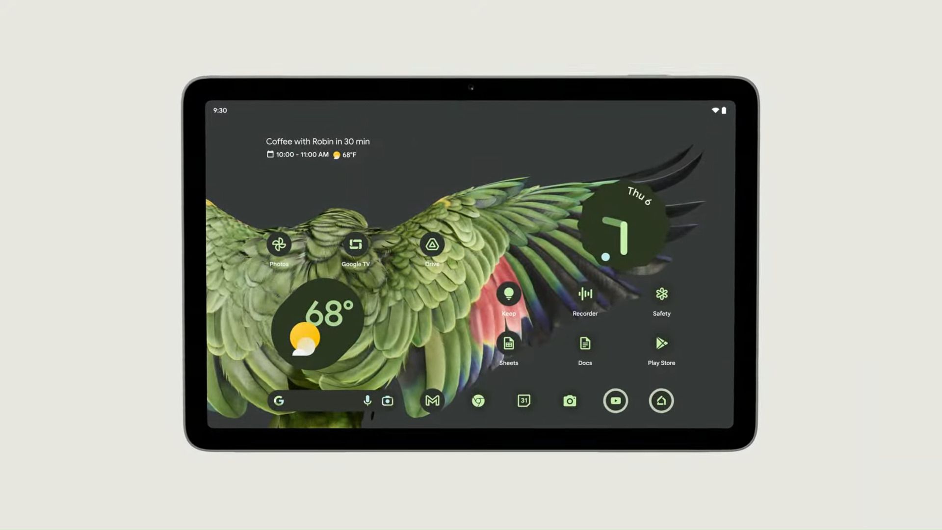 พรีวิว Google Pixel Tablet รองรับใช้งานกับแท่นชาร์จลำโพง จ่อเปิดตัวภายในปี 2023 | DroidSans