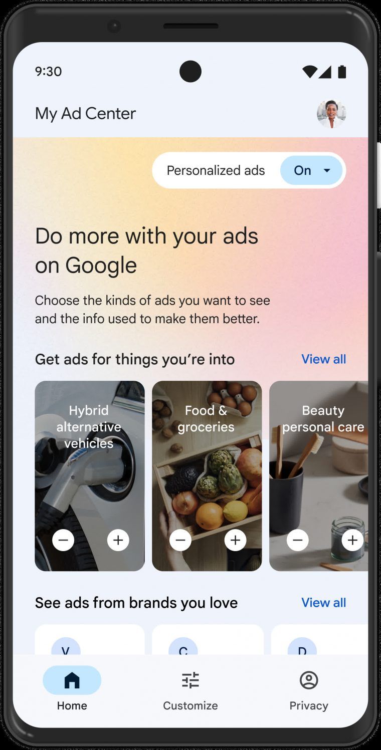Google ปล่อย My Ad Center ระบบควบคุมการแสดงโฆษณา ปรับบล็อกได้ตามความ ...