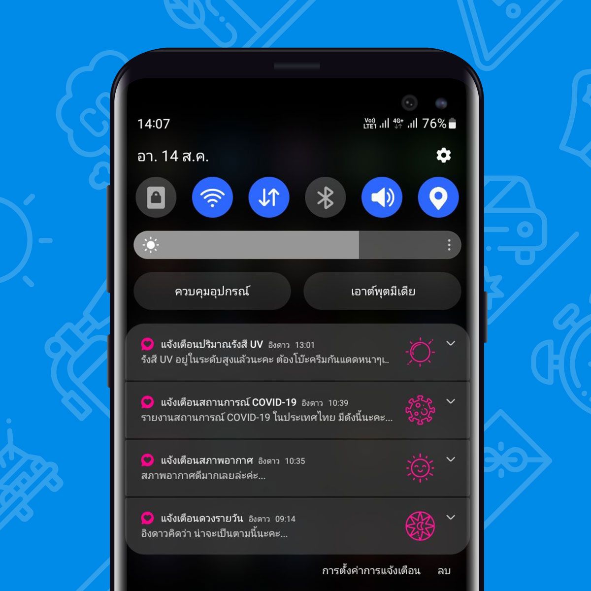 NotiSweet แอปรวบรวมการแจ้งเตือนสำคัญ ด้วยตัวการ์ตูนน่ารักสดใส มีเสียงพากย์สไตล์อนิเมะ (เฉพาะ ...
