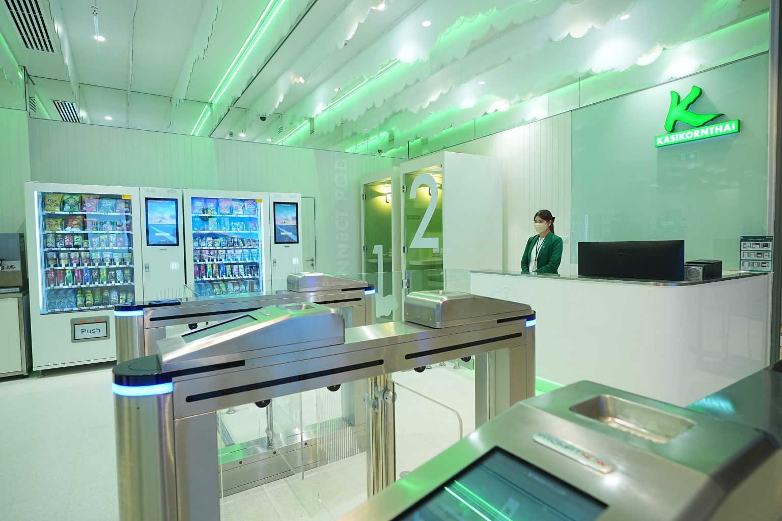 ชิลล์ก่อนบิน! K Point KLUB@สนามบินสุวรรณภูมิ จุดพักรอไฟลต์ ใช้เพียง K ...