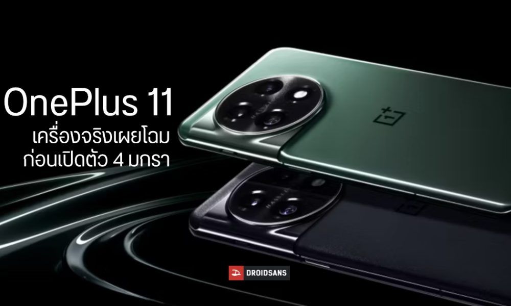 ชมภาพจริง OnePlus 11 มาครบทั้ง 3 สี ก่อนเปิดตัว 4 มกราคมนี้ | DroidSans