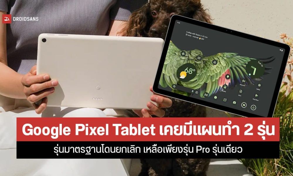 Google Pixel Tablet เคยมีแผนจะเปิดตัว 2 รุ่น! แต่รุ่นธรรมดาโดนล้มแผน มุ่งพัฒนารุ่น Pro แทน ...
