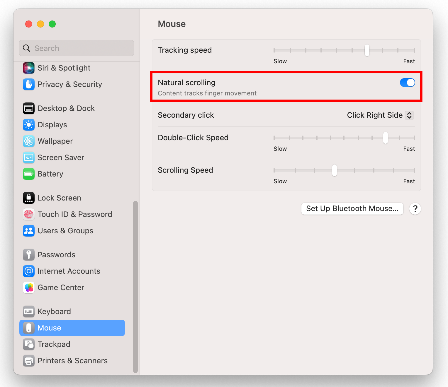 วิธีตั้งค่า scroll เมาส์และ trackpad บน Mac ให้ขึ้นลงเหมือน Windows ...