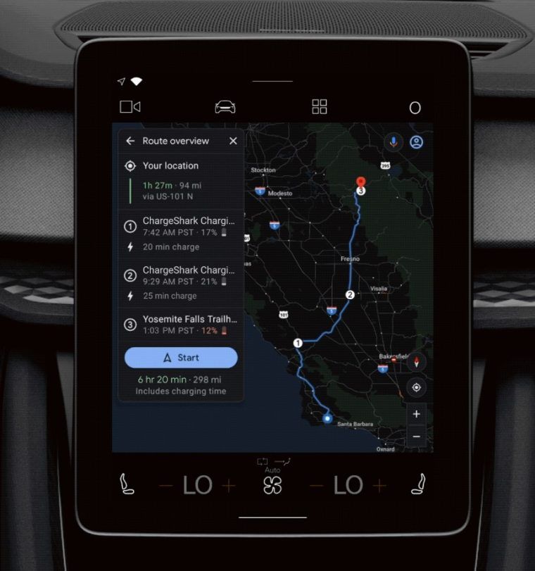 Google Maps ในมือถือ เตรียมเพิ่มจุดชาร์จรถไฟฟ้า EV ในการวางแผนเส้นทาง คำนวณตามแบตเตอรี่ | DroidSans