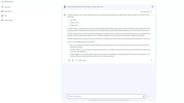 Google เริ่มเปิดให้ลงชื่อทดลองใช้ Bard แชตบอตอัจฉริยะคู่แข่ง ChatGPT | DroidSans