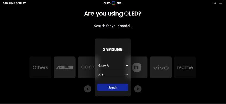 Samsung เปิดตัวเว็บไซต์ OLED Finder เช็คมือถือ Android จากทุกค่าย ว่ารุ่นไหนใช้จอ OLED บ้าง ...