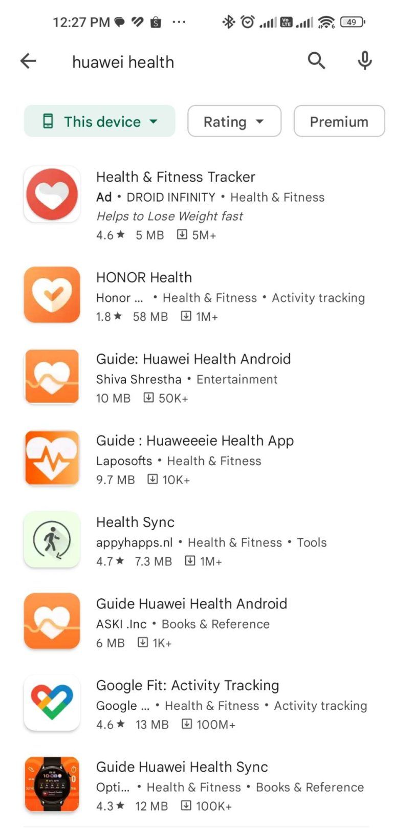 Huawei Health ถูกถอดจาก Google Play Store ต้องโหลดผ่าน AppGallery แทน ...