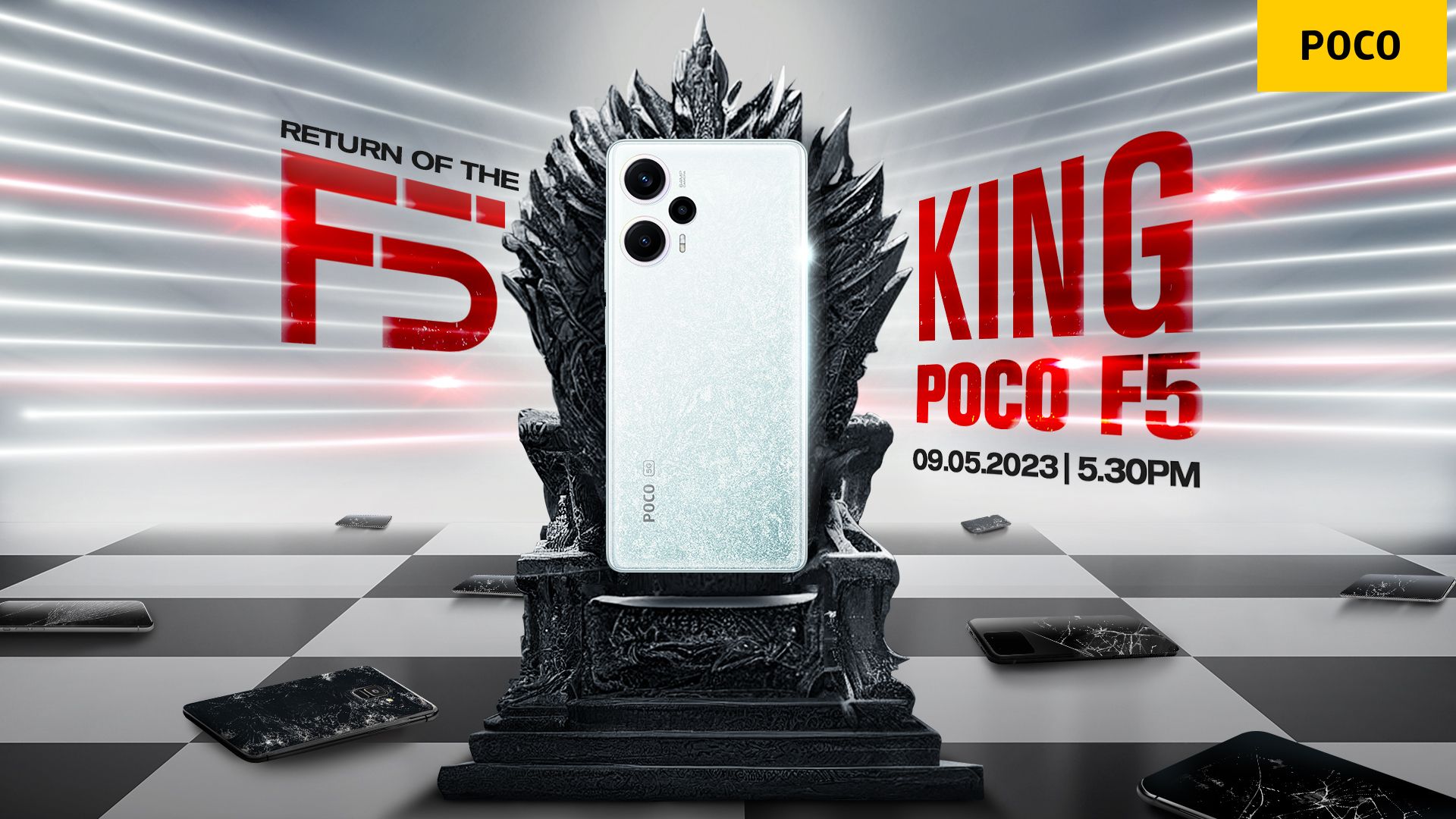 POCO F5 และ POCO F5 Pro ยืนยันเปิดตัว 9 พ.ค. 2023 ด้านรุ่น Pro ชิป SD8 ...