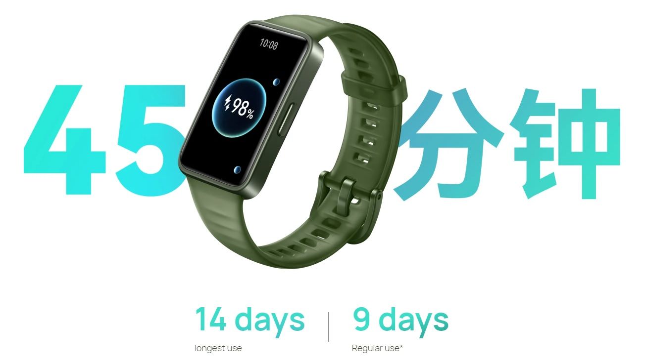 HUAWEI Band 8 มากับจอ AMOLED 1.47 นิ้ว พร้อมฟีเจอร์วัดค่าออกซิเจนใน ...