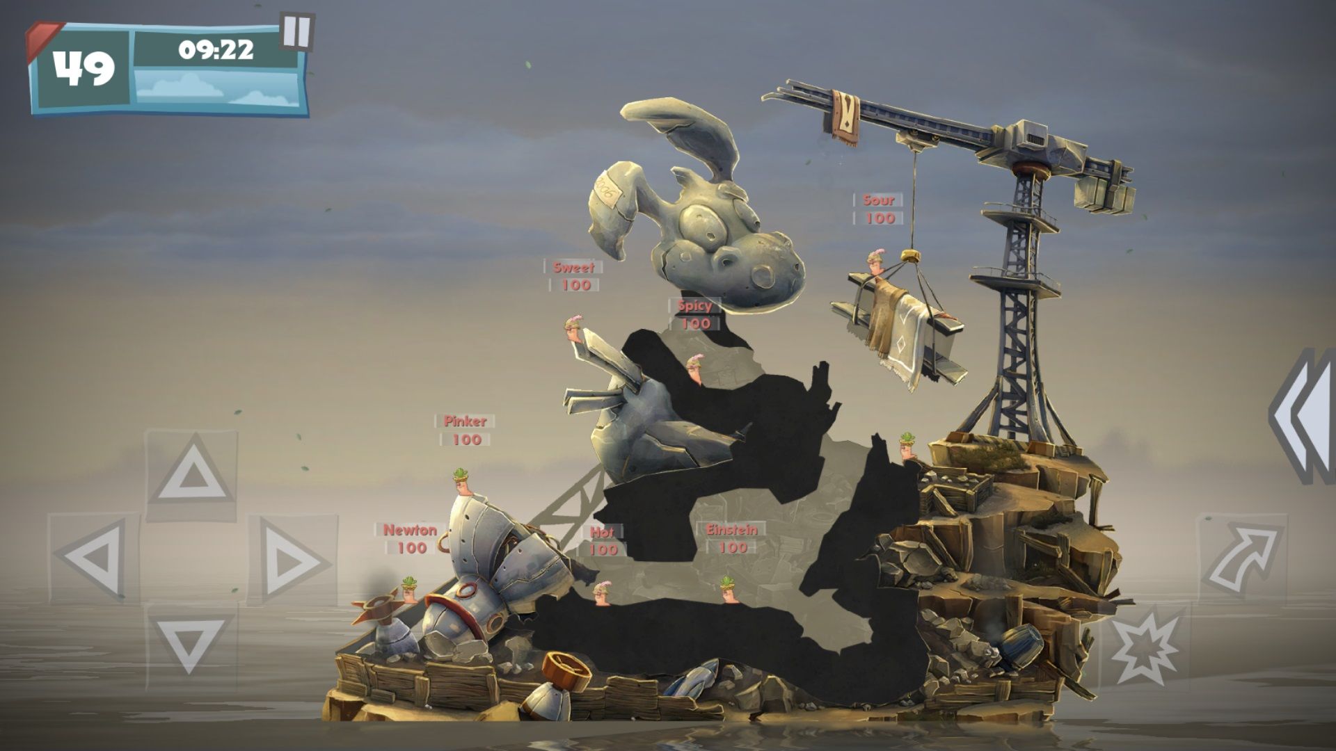 Worms WMD: Mobilize เกมคลาสสิกโหดมันฮา พาทีมหนอนติดอาวุธไล่ถล่มศัตรู (ซื้อทีเดียวจบ Android ...