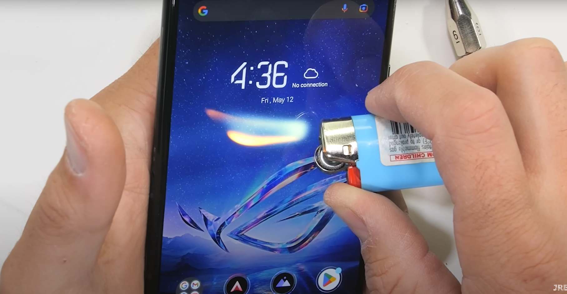 ถึงคิว JerryRigEverything ทดสอบความแกร่ง ROG Phone 7 Ultimate มือถือเกม ...