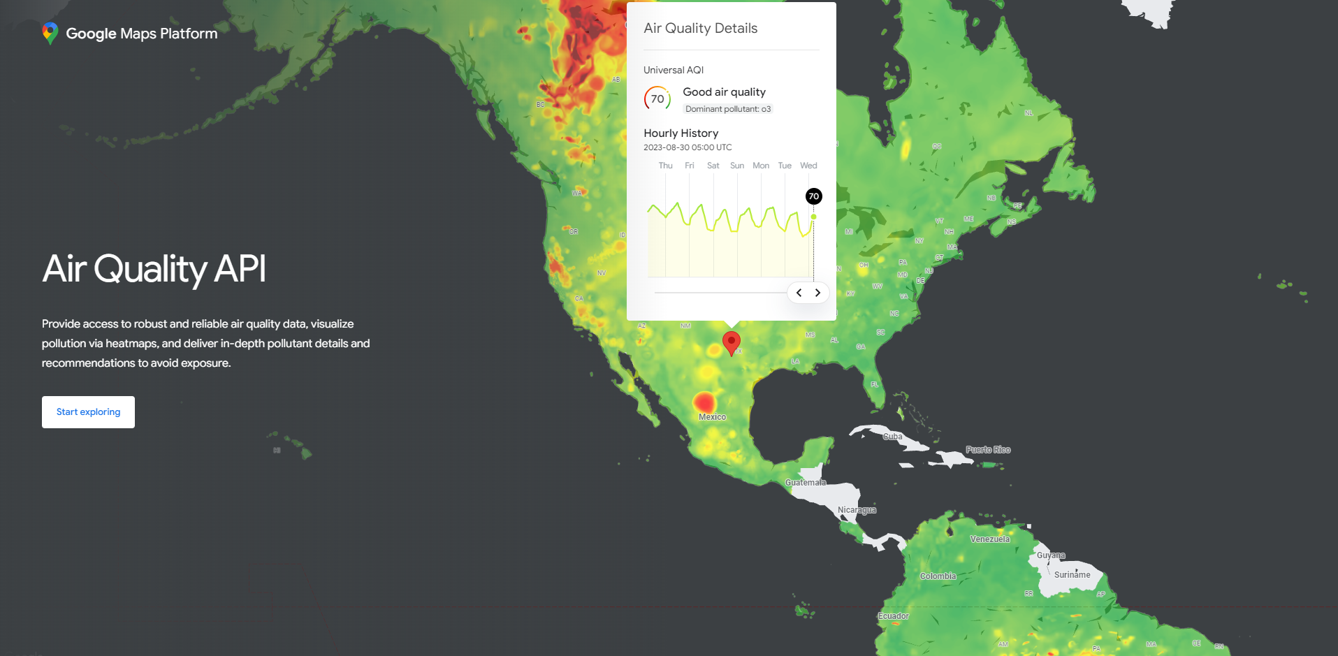 Google เปิดตัว Air Quality API ชุดข้อมูลเกี่ยวกับสภาพอากาศ 100 ประเทศทั่วโลก รวมประเทศไทย อัปเดต ...