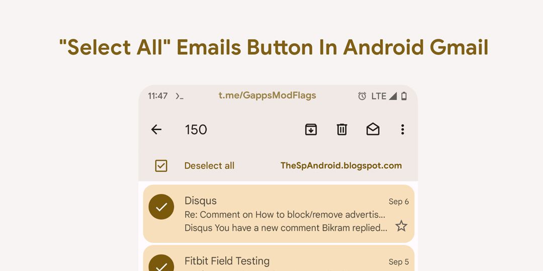 Gmail บนมือถือ เตรียมเพิ่มปุ่ม Select All ลบอีเมลจำนวนมากได้ในคลิกเดียว | DroidSans