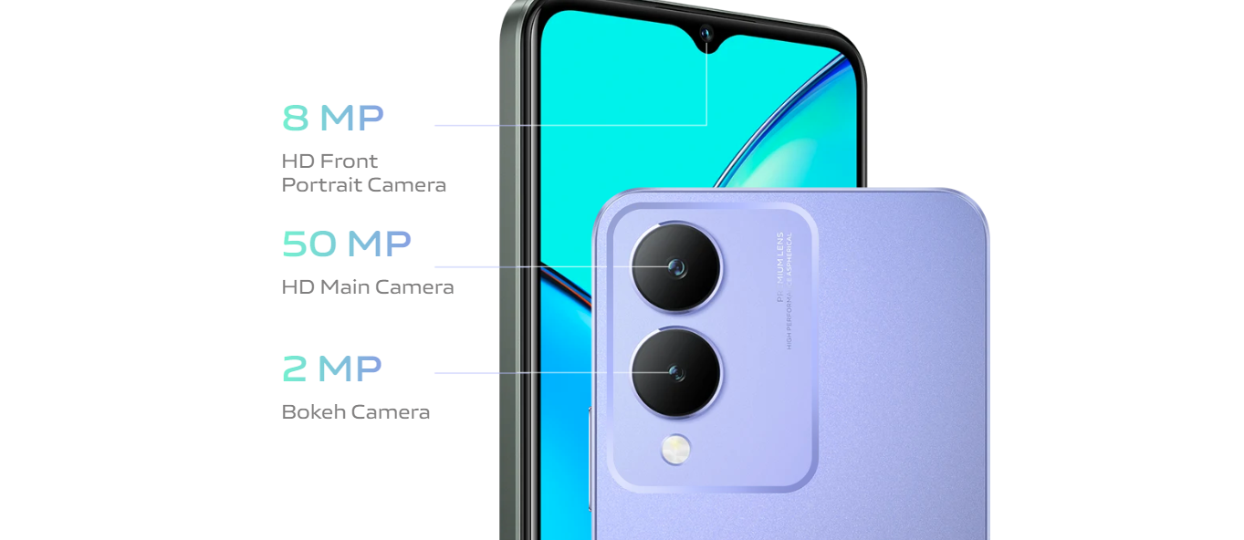 สเปค vivo Y17s มือถือน้องเล็ก ได้กล้องคู่ 50MP พร้อมชิป Helio G85 ...